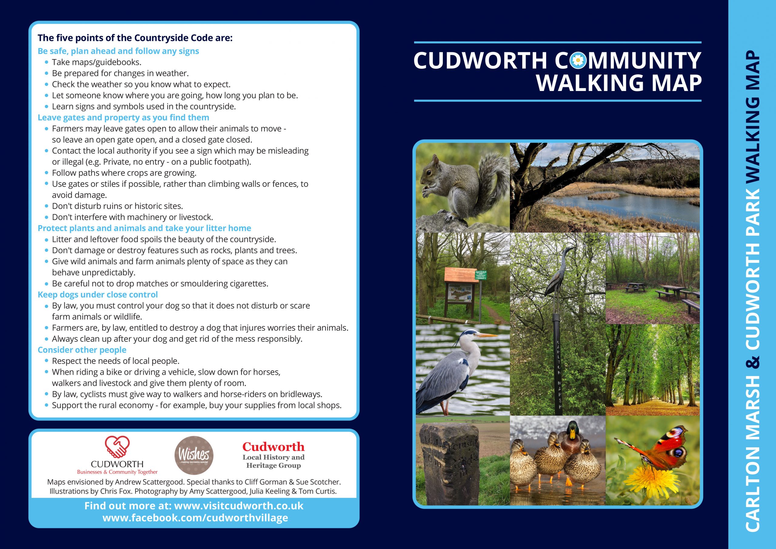 Cudworth Walking Map One - Visit Cudworth